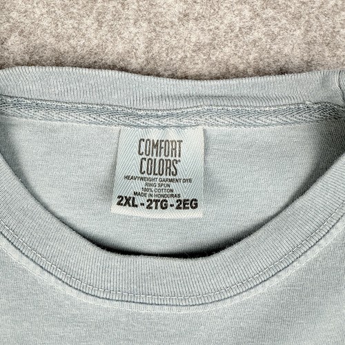 Comfort Colors Clemson Tigers Long Sleeve Shirt Blue/Grey Size 2XL | eBay