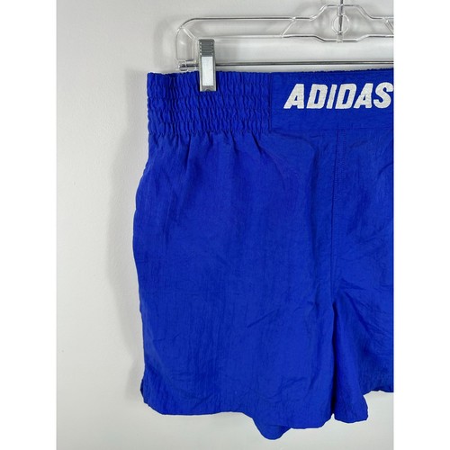 Vintage Adidas Trefoil Athletic Shorts Nylon Royal Blue Silver Adidas ...