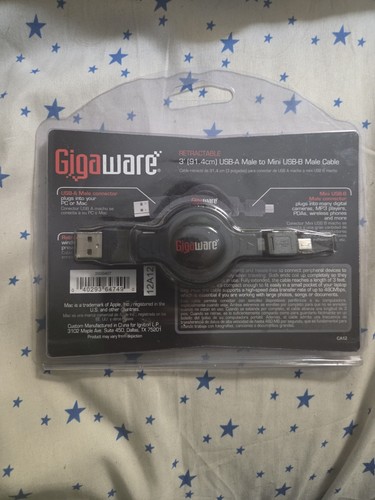 GIGAWARE Sync Cable 3.8’ for iPod PC MAC USB 12-360 Brand New 10A08 ...