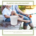 Plastic Barrel Containers with Lids Heavy Duty Buckets Small Paints ...