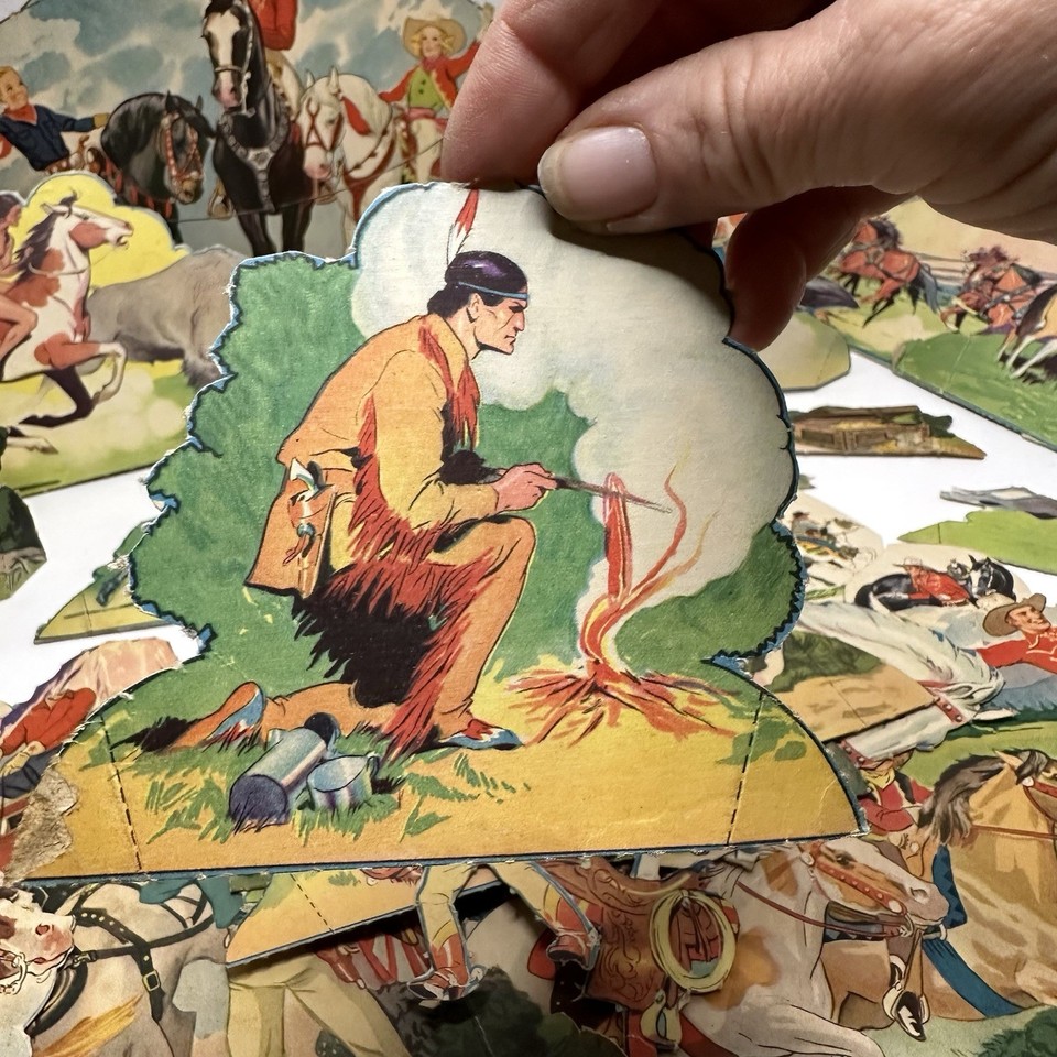 Vintage Gene Autry /Lone Ranger Cardboard Cut-out Stand-Ups. 60+ Pieces ...