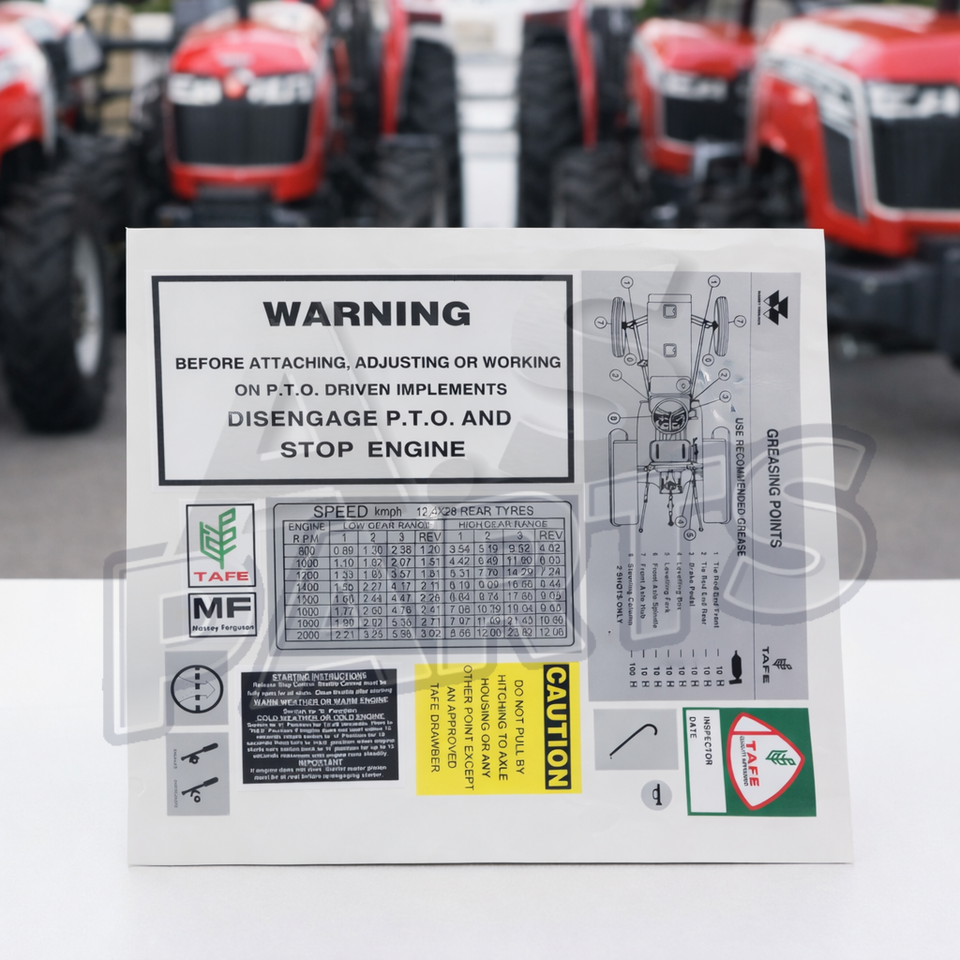 Fit For Massey Ferguson 135 165 240 245 265 275 285 375 - Stickers ...