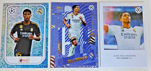 JUDE BELLINGHAM Trading Cards Lot Real Madrid - GOLD,MERLIN HERITAGE ...