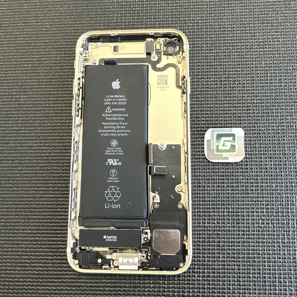 Apple iPhone 7 Genuine OEM Back Housing Frame w/ Battery Gold Grade A ...