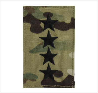 GENUINE U.S. ARMY EMBROIDERED OCP WITH HOOK RANK: GENERAL (GEN) | eBay