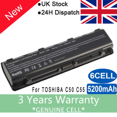 Battery for Toshiba Satellite C850-13D C850-1KN C855-17C C855-1J2 ...
