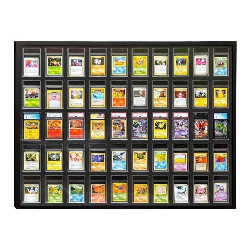 Card Display Frame Wall Mountable PSA CGC Beckett ACE Pokemon TCG ...
