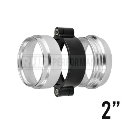 ALUMINIUM BOOST CLAMP INTAKE V-BAND PIPE JOIN FOR 2" INCH INTERCOOLER ...