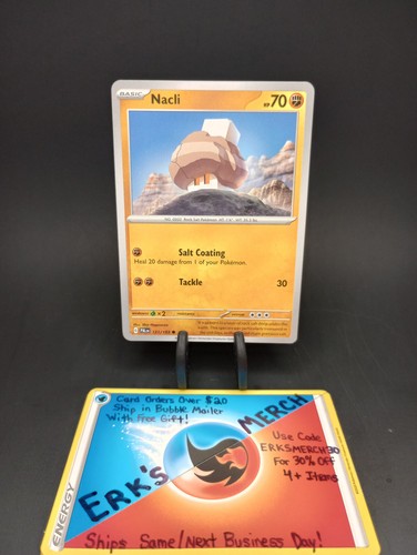Nacli 121/193 Paldea Evolved NM Regular Common Pokemon Card | eBay
