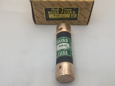 (3 pcs) NON-60 Bussmann, 60A 250vac, Class K5, One-Time Fuse | eBay