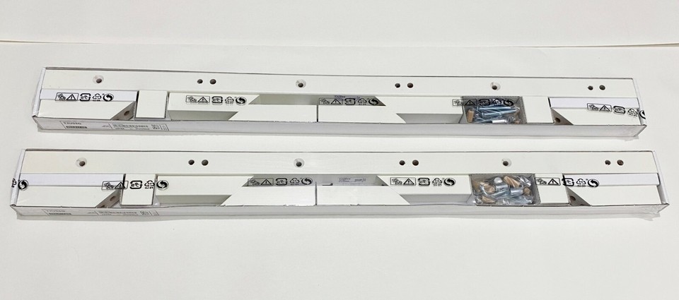 SET of 2 - Ikea TJUSIG Hanger Storage Organizer Wall Coat Rack White 30 ...