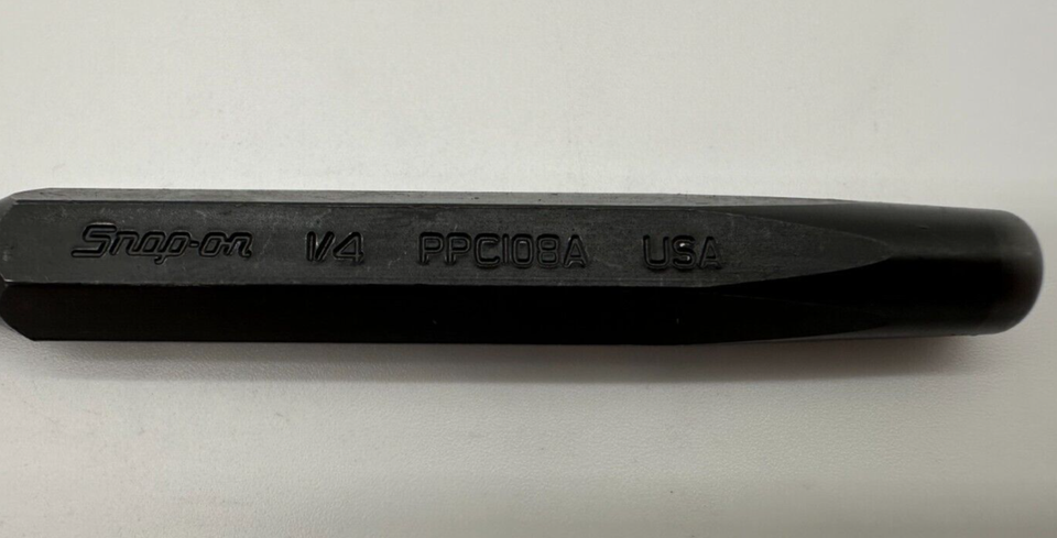 NEW Snap-On Pin Punch PPC108A - 5-3/4" Long 1/4" Diameter - Chisel ...