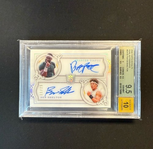 2024 Topps Royalty Tennis Frances Tiafoe Ben Shelton Dual Autograph /25 ...