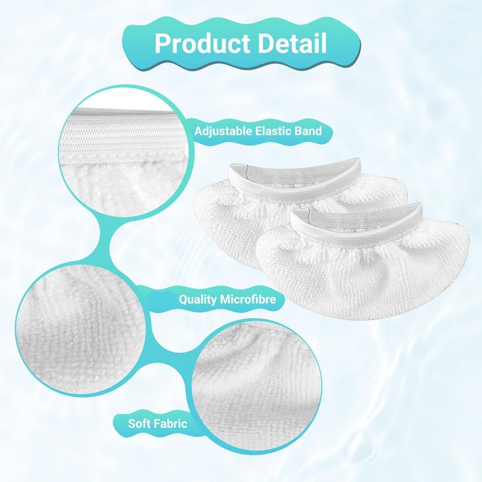 8 Pack Steam Mop Pads for Handheld Steam Cleaner,for Steam Shot, ,3044 ...