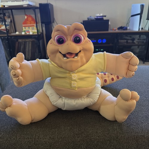 Vintage Hasbro Dinosaurs Talking Baby Sinclair Plush Toy 1991 Works ...