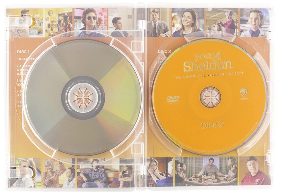 Young Sheldon: The Fourth Season (DVD) Iain Armitage Zoe Perry Lance ...