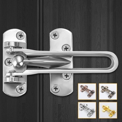 Brand New Swing Bar Lock Security Door Lock Silver Black Gold Zinc ...