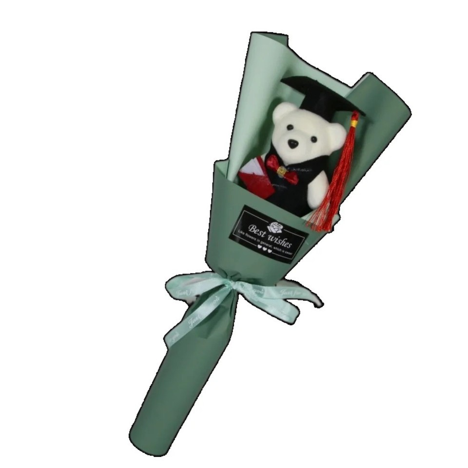 Graduation Gift Bear Bouquet Plush Toy Cartoon Lovely Bear Valentine'S ...