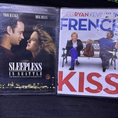 New lot of 2 Meg Ryan DVDs Sleepless In Seattle & French Kiss | eBay