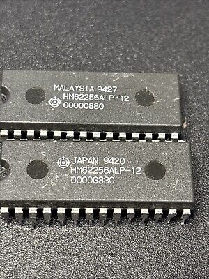 Pair Hitachi HM6264ALP-12 8192 Word CMOS Static Ram SRAM 8-bit IC Chip ...