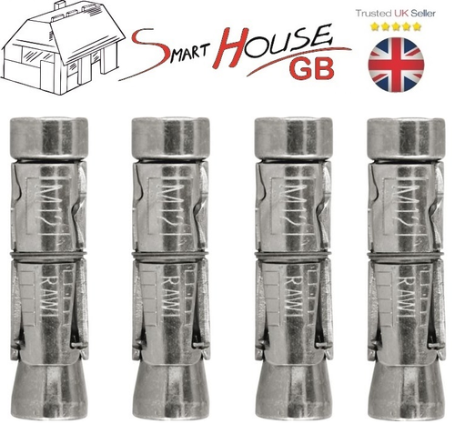 M6 M8 M10 M12 EXPANDING MASONRY SHIELD ANCHOR 'LOOSE BOLT' RAWLBOLT ...
