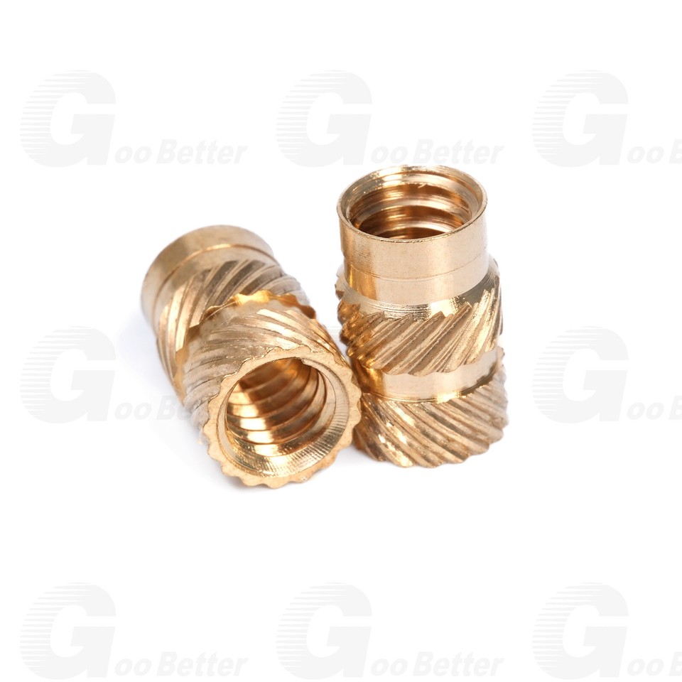 300PCS Brass Threaded Heat Set Insert Plastic nut inserts Metal Nut ...