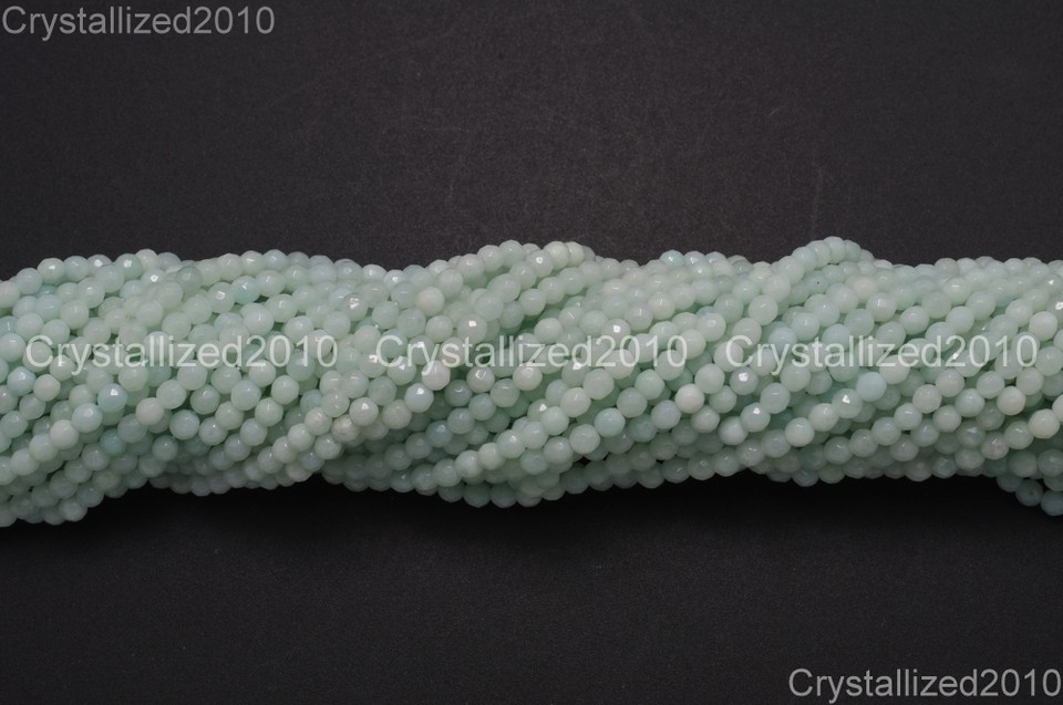 AAA Natural Gemstones Faceted Round Beads Crystal Quartz Amethyst 2mm ...