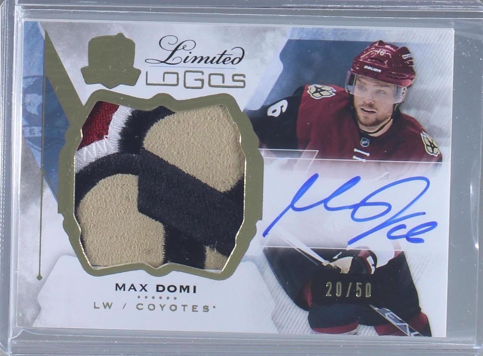 2015-16 Upper Deck The Cup - Limited Logos Autograph Patches Max Domi # ...