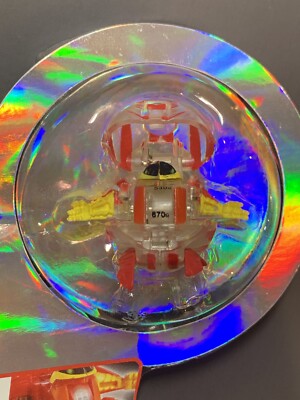 Bakugan B1 Preyas, Clear Pyrus, G-Power Change, New, Open, Metal Card ...