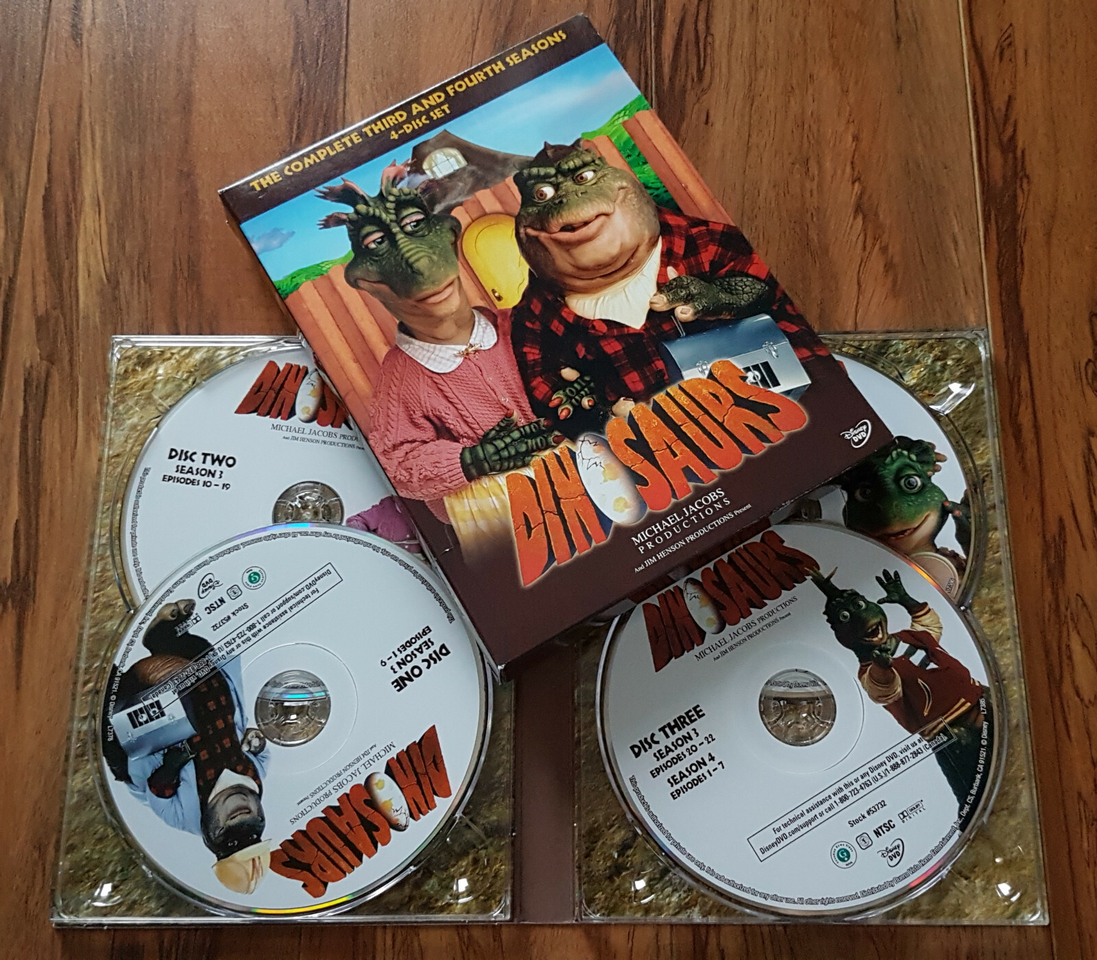 /591\ Dinosaurs: The Complete Third and Fourth Seasons 4-Disc DVD ...