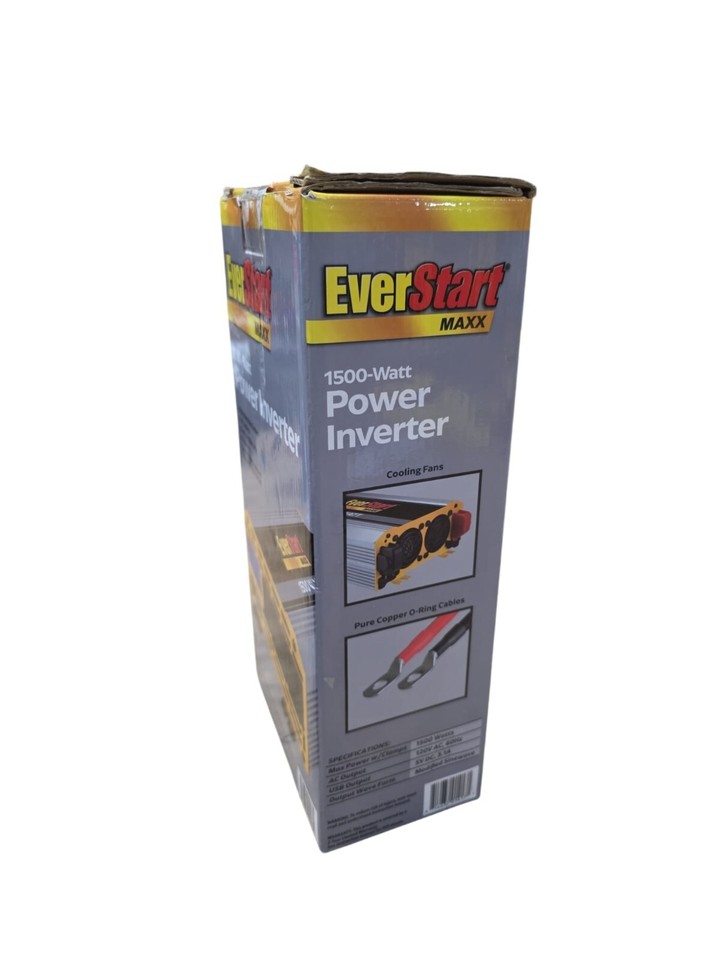 EverStart Maxx 1500 Watt Automotive Power Inverter with USB Power ...