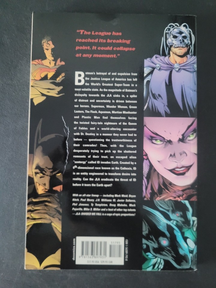 JLA: DIVIDED WE FALL Vol 8 TPB 2002 DC COMICS JUSTICE LEAGUE! BRYAN ...