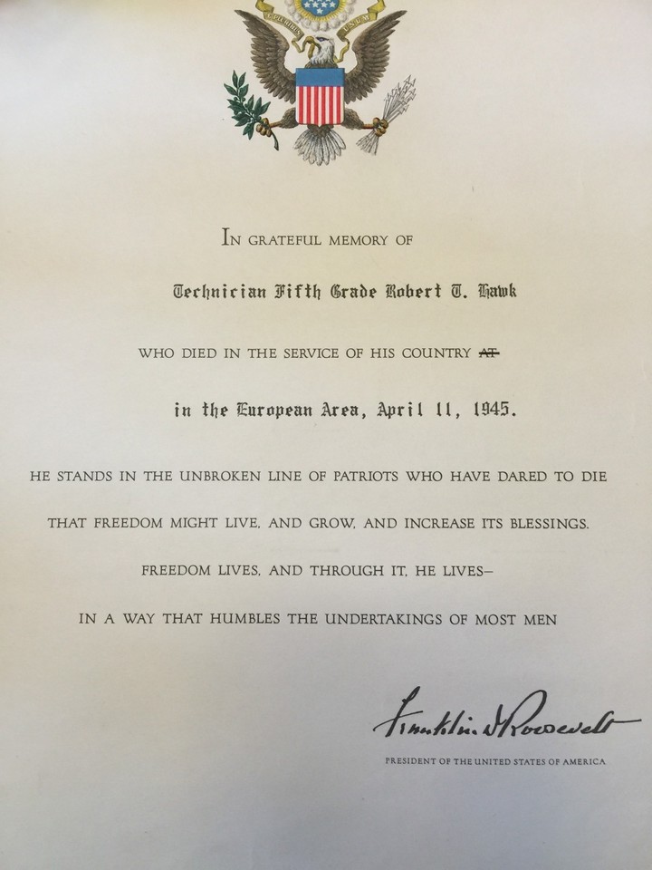 WW2 Fallen Soldier Historical Letter Signed By FDR Franklin Delano ...