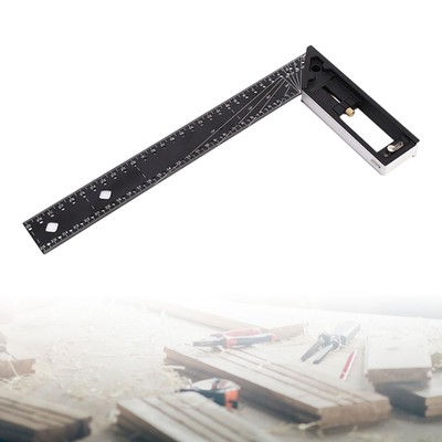 Woodworking L Square Ruler Sturdy Retractable Ledge Framing Square Tool ...