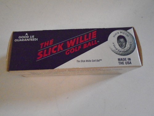 Slick Willie Teed Off Bill Clinton Golf Balls 2 with Package Good Lie ...