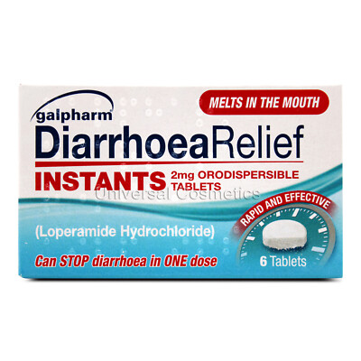Galpharm Diarrhoea Relief Instant Orodispersible 2mg Tablets | eBay UK