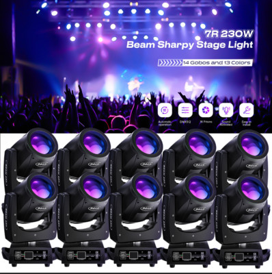 230W 7R Zoom Moving Head Light Beam Sharpy DMX Stage Light Disco Party ...
