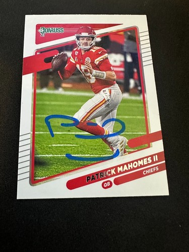 2021 Panini Donruss - #116 Patrick Mahomes II on Card Autograph COA | eBay