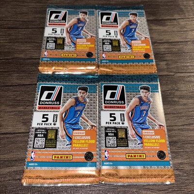 (4) 2022-23 Donruss Basketball-5 Card Packs-Factory Sealed | eBay
