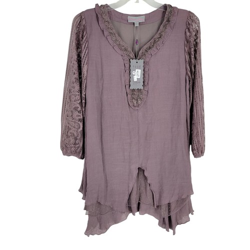 Mini Dress Tunic Lace Sleeve Whimsigoth fairy grunge Pretty Angel artsy ...