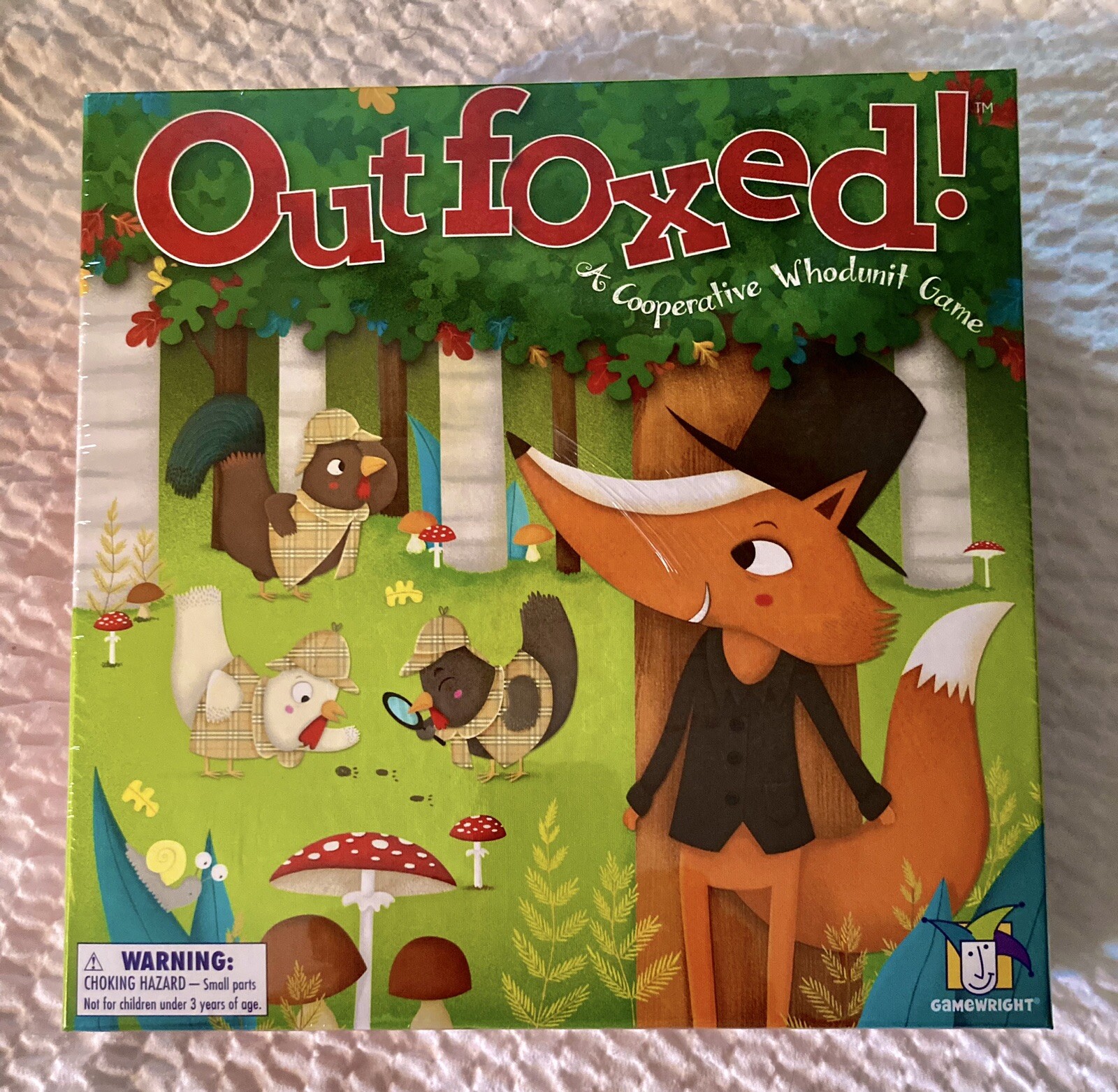 Gamewright Outfoxed! A Cooperative Clue Whodunit Board Game for Kids 5 ...