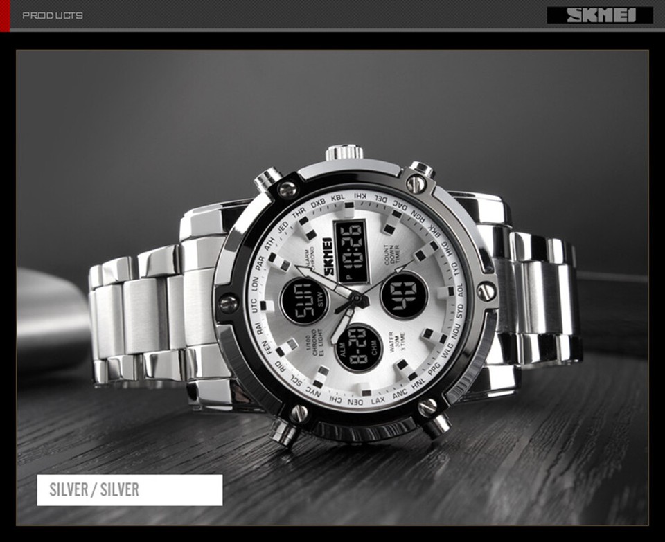 SKEMI 1389 Man Watch Sport Casual Brand E2D1 | eBay