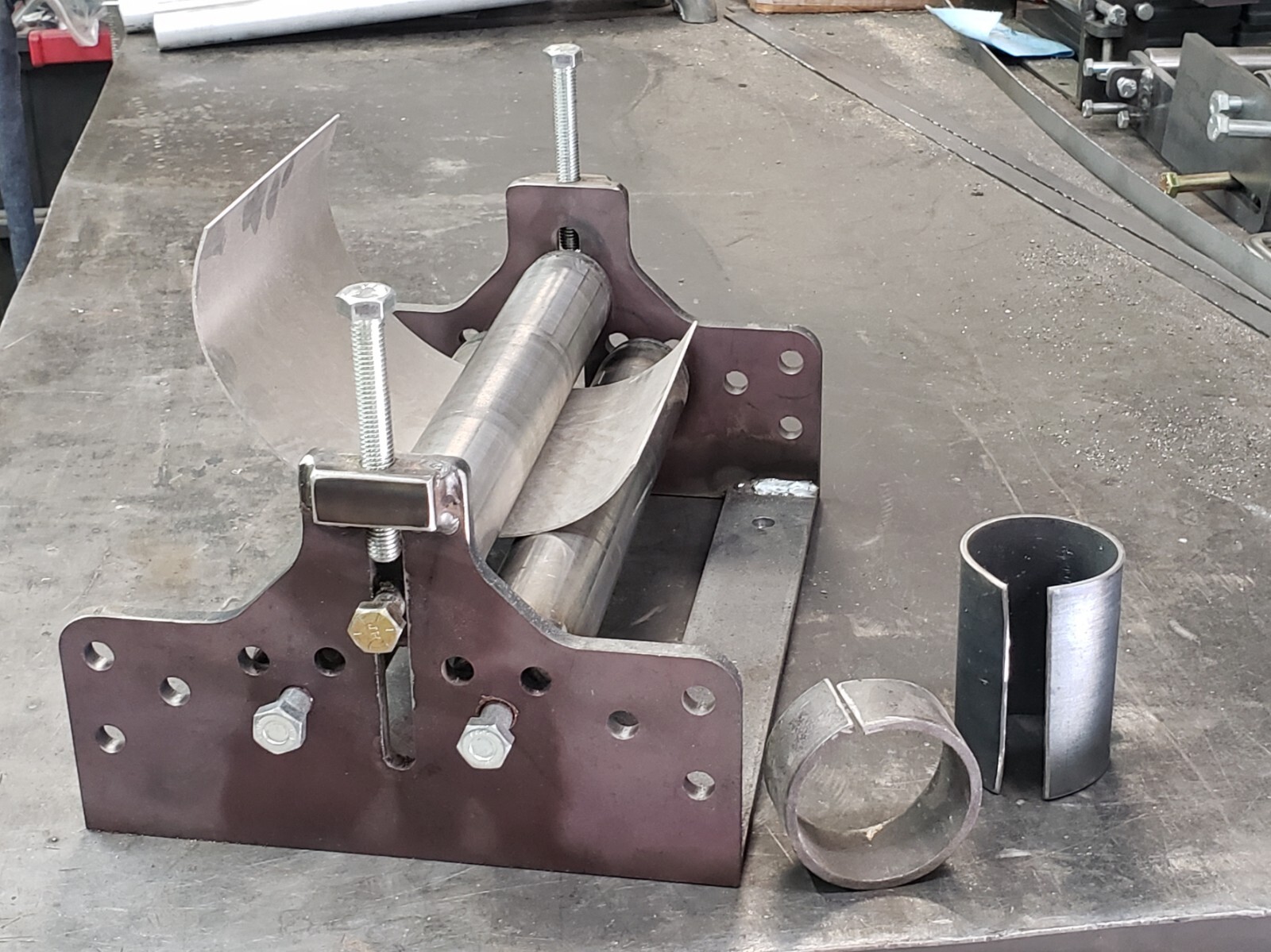 24 Adjustable Heavy Duty Sheet Metal Roller Slip Roll rolling steel ...