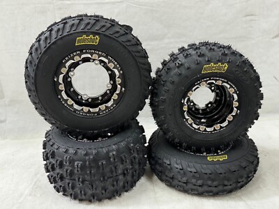 Keizer Beadlock Rims ITP MXR6 MX Tires Banshee YFZ450 YFZ450R Raptor ...