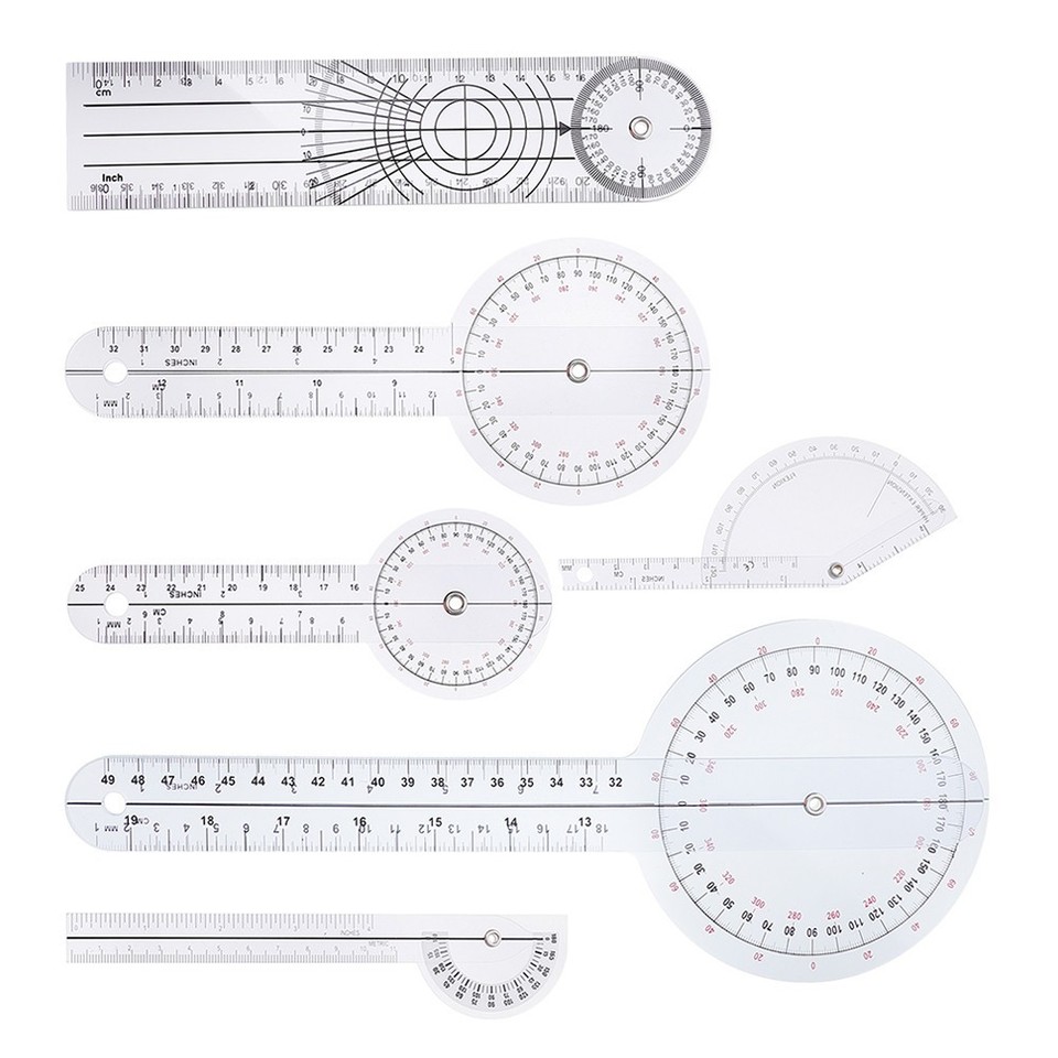 3 PCS Goniometer Set Protractor Angle Medical Ruler Spinal Finger | eBay UK
