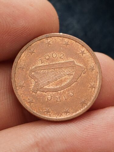 2002 Eire 5 Euro Cent Irish Coin Ireland Irish Harp Design Five Euros ...