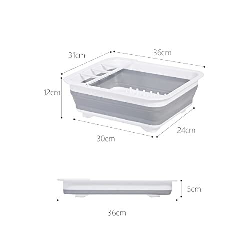 Collapsible Dish Drying Rack Portable Dinner Drainer Organizer for ...