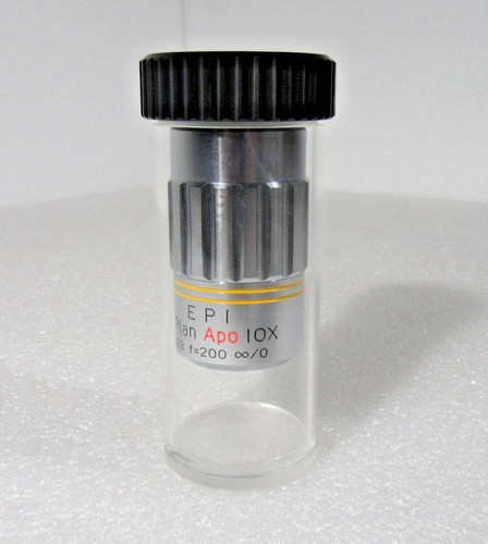 OLYMPUS EPI L PLAN APO 10X 0.23 F = 200 INFINITY MICROSCOPE LENS | eBay