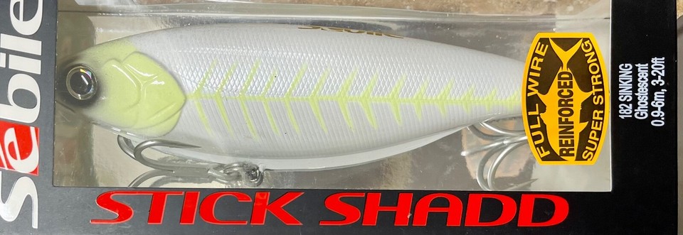 (LOT OF 3) SEBILE STICK SHADD 182 SINKING 4-3/4OZ SALTWATER LURE ...