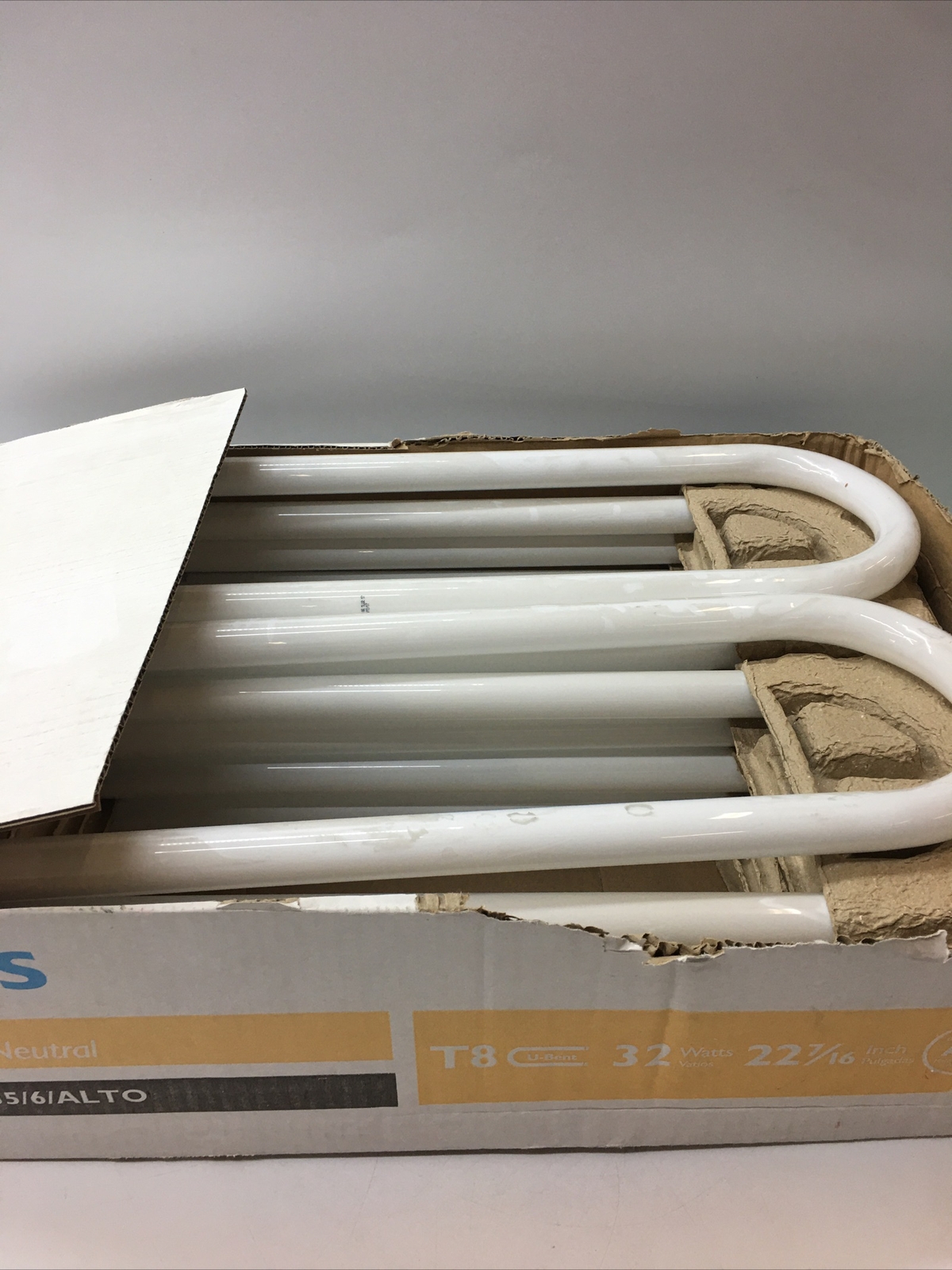 Philips FB32T8/6 TL841 ALTO 4100 Kelvin T8 U-Bend Bulbs 379024 32W LOT ...